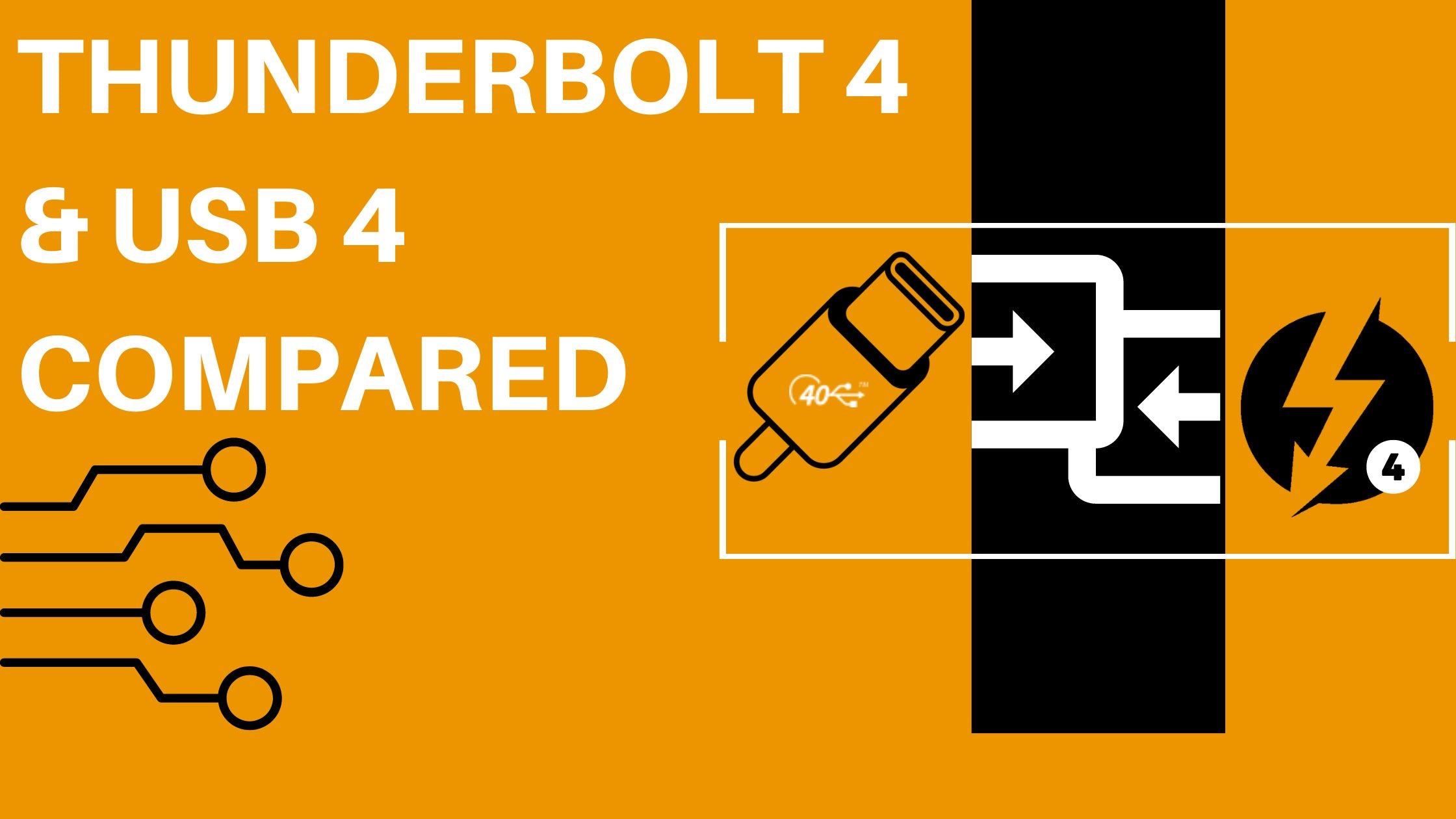 Thunderbolt 4 and USB 4 Compared: Which High-Performance Connector Rei – Juiced Systems