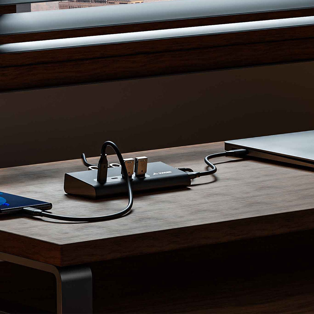 VertexHUB 7-Port USB-C Hub — 10 Gbps Data + Charging – Juiced Systems