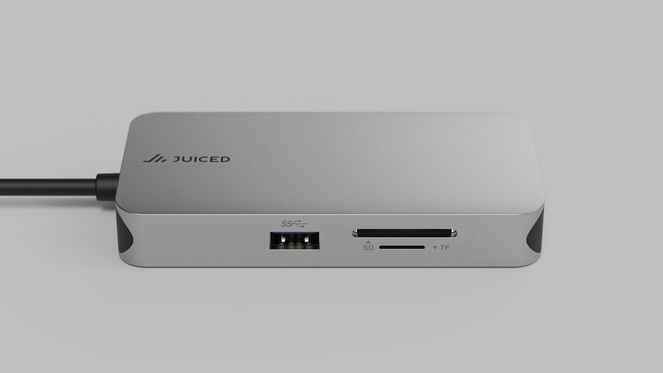 10 Port USB Adapter - DecaHUB - Mulifunction USB-C Adapter – Juiced Systems