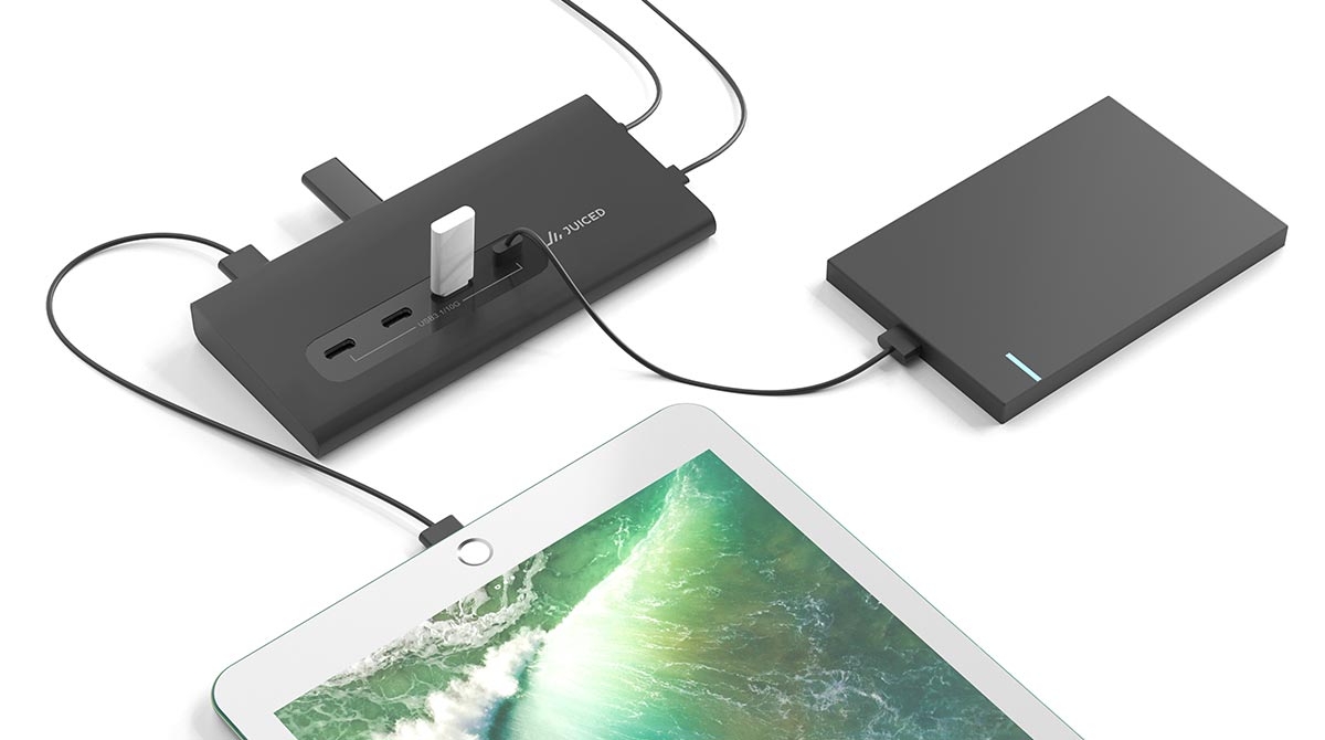 VertexHUB 7-Port USB-C Hub — 10 Gbps Data + Charging – Juiced Systems